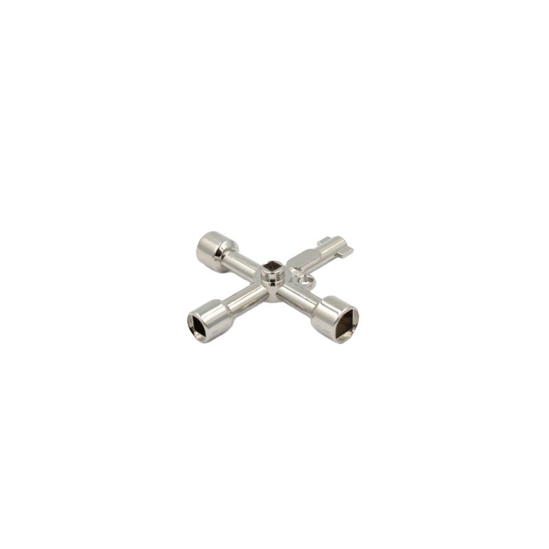 Llave Cruceta Para Cerraduras De Tablero Triangulo Double Bit Recta Mc454